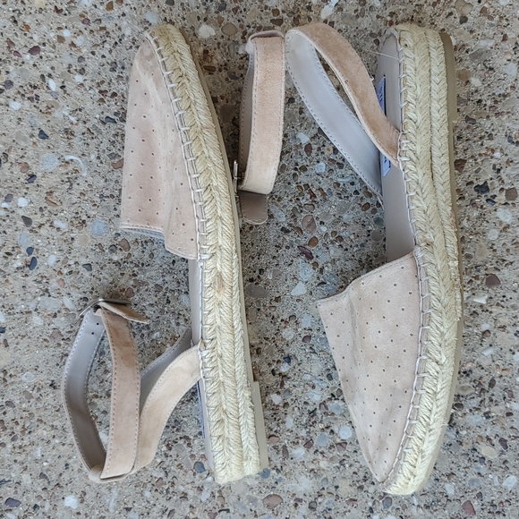 Steve Madden | Shoes | Steve Madden Lesko Suede Leather Espadrilles ...